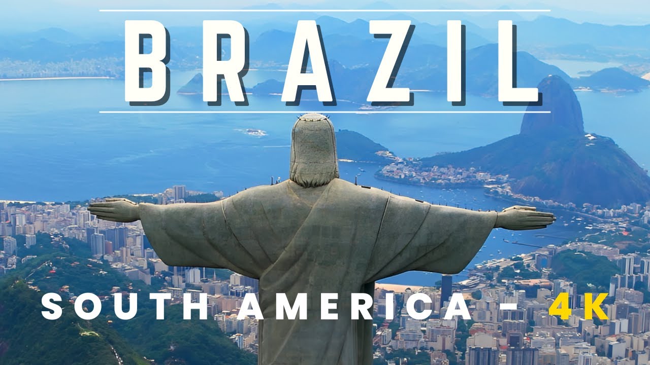 Flying Over Brazil (4K UHD) - Relaxing Music with Scenic Views of ...