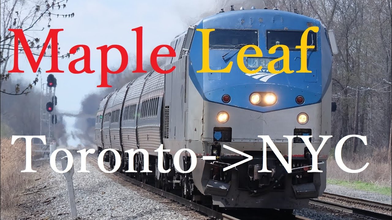 Amtrak 64 Maple Leaf From Toronto - YouTube
