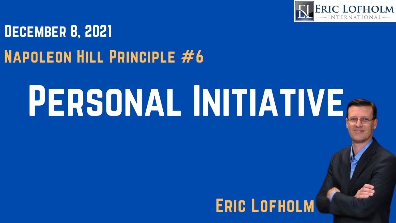 12.08.2021 [Principle 6] Personal Initiative - YouTube