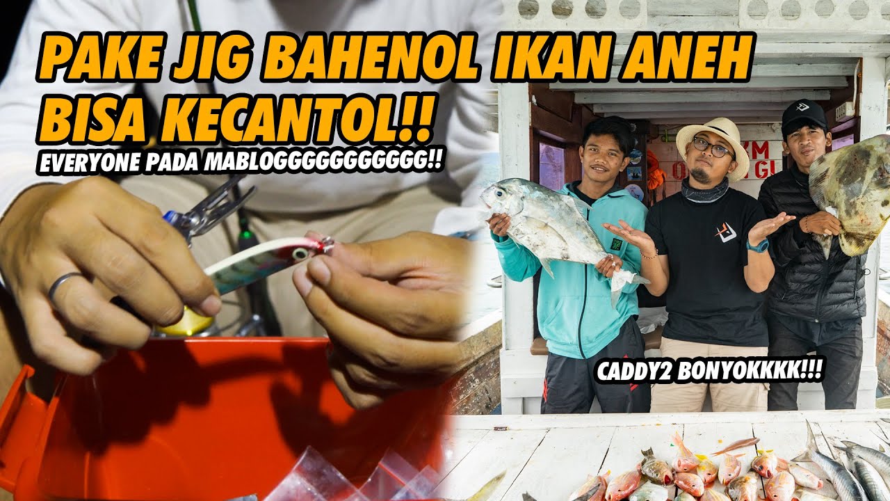 AJAK CADDY GALATAMA MANCING DI LAUT SELATAN, PULANG2 HASILNYA MENGSEDIH ...