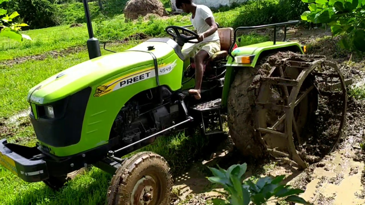 Preet 4549 2WD 65hp agriculture tractor preet - YouTube