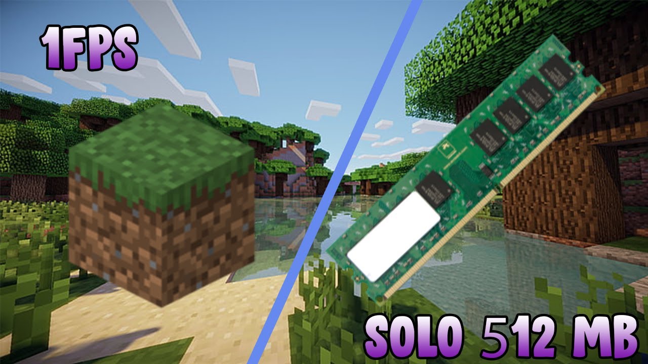 ¿Se puede jugar Minecraft con solo 512 MB de RAM? - YouTube