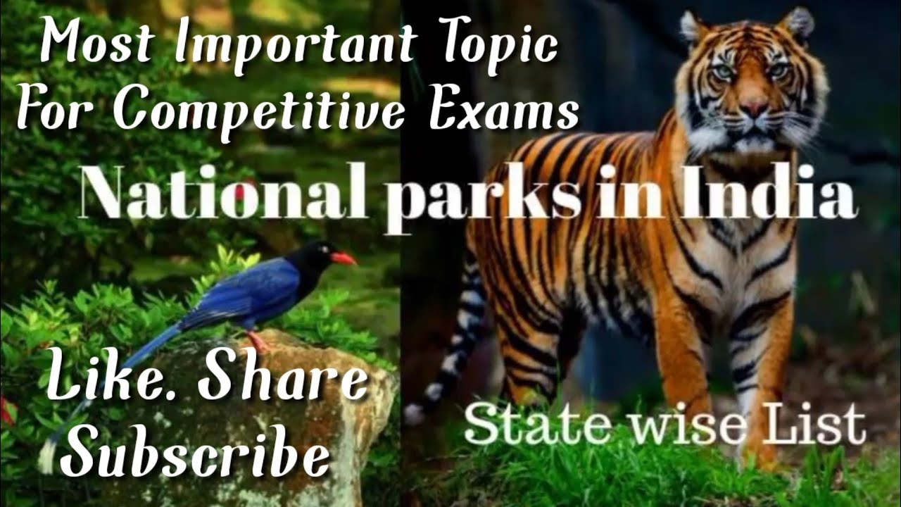 National Parks In India,Most Important Topic For all competitive exams ...
