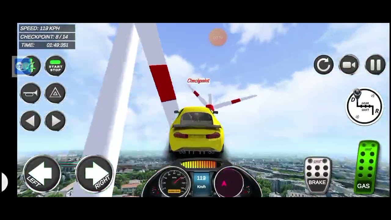 best driveing in 2d car game 🎯 camplete our round it#didar - YouTube