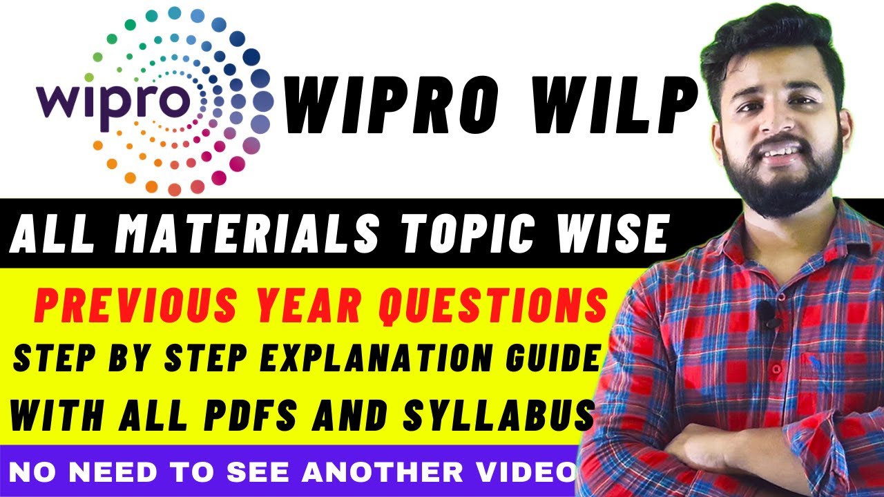 WIPRO WILP EXAM PATTERN and STUDY MATERIALS | WIPRO WILP FREE RESOURCES ...