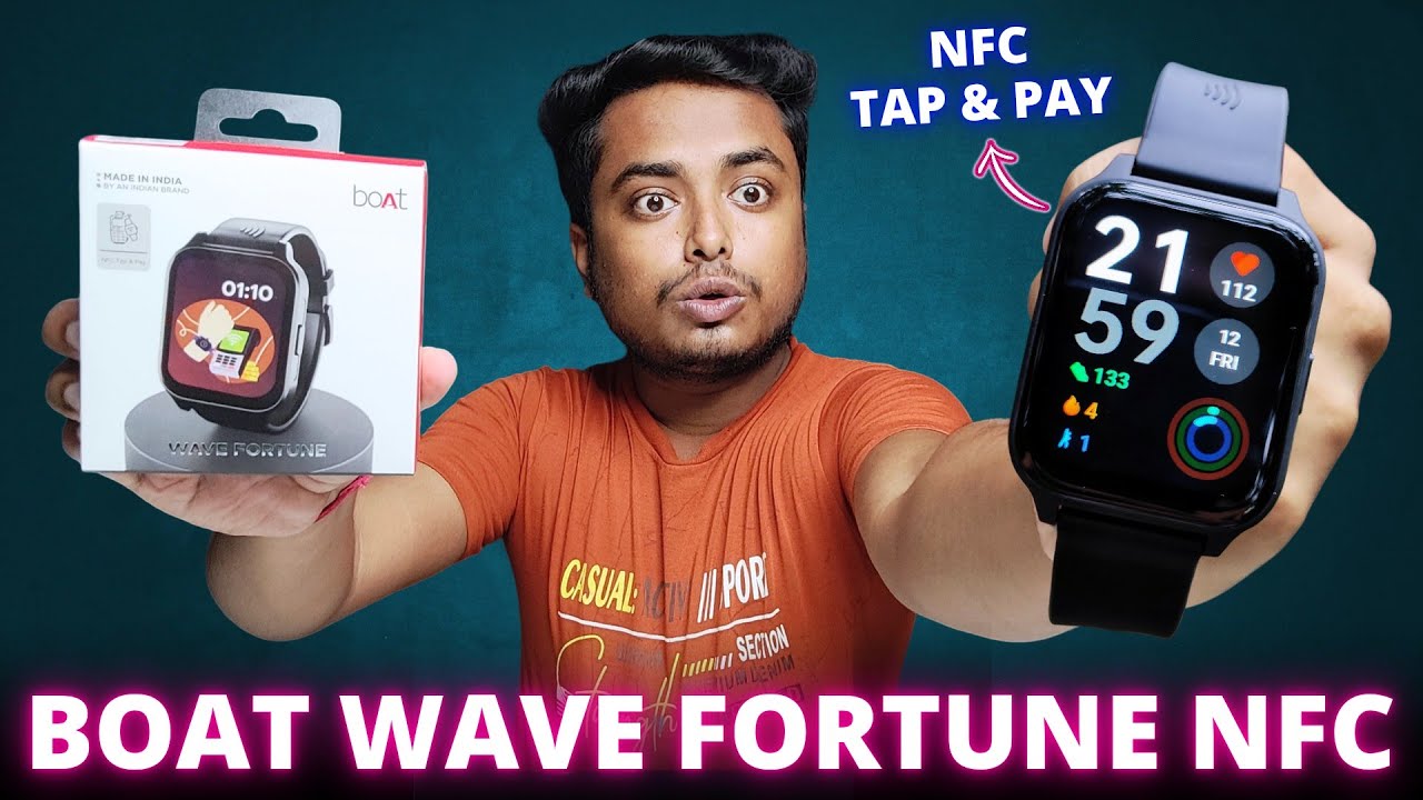 boAt Wave Fortune Smartwatch Review🔥- NFC Tap & Payment🤩🔥|| Boat Wave ...