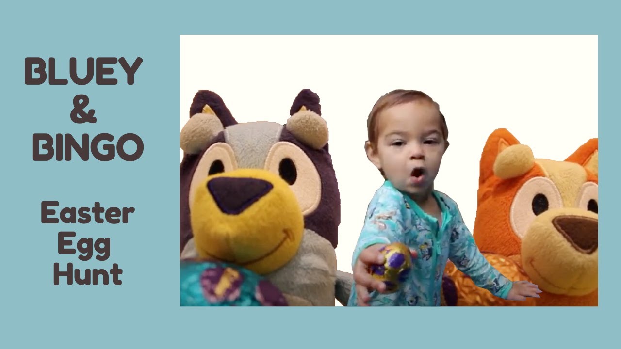 Bluey & Bingo's Easter Egg Hunt | Starring Hazel Bazel - YouTube