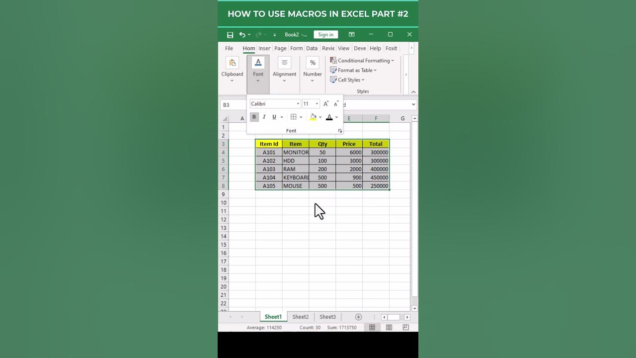 How To Use Macros In Excel Part 2 Most Asked Interview Question Shorts Excel Exceltips