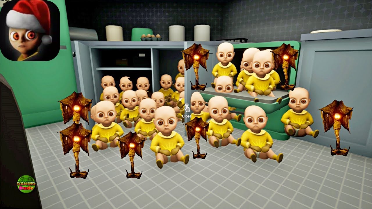Playing Against 100 Yellow Baby | Gameplay Walkthrough The Baby In ...