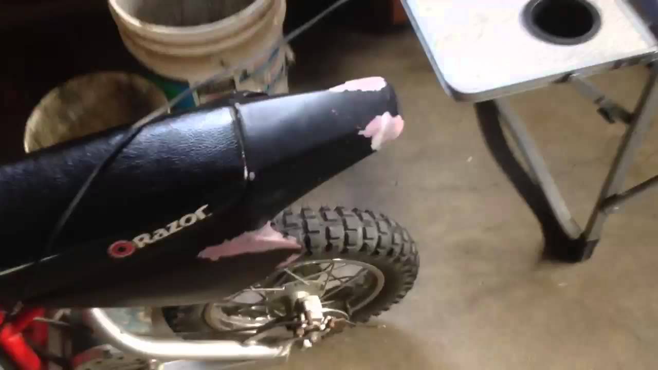 Have to repaint my razor Mx 500 - YouTube