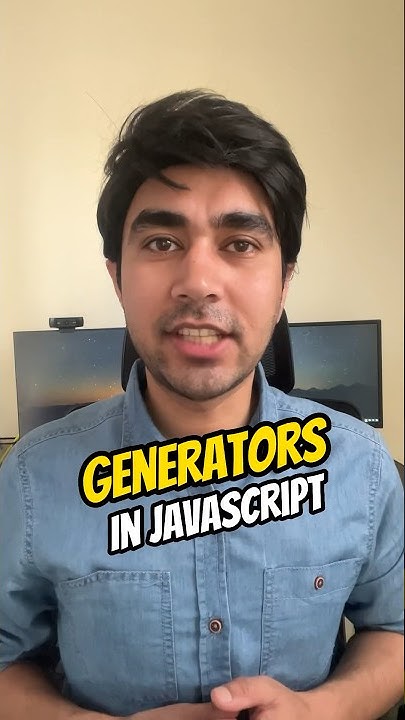Generators in Javascript in 60 seconds #programming #coding #javascript - YouTube
