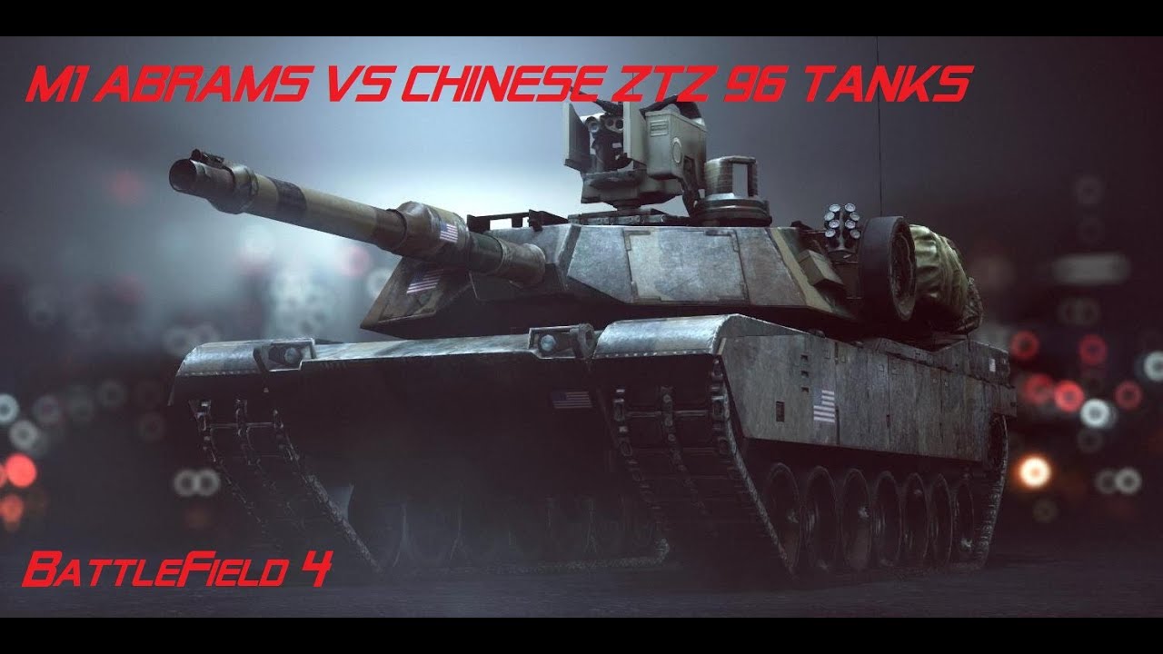 Main Battle Tank : M1 Abrams vs Chinese ZTZ 96 tanks - YouTube