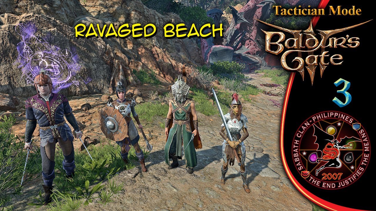 BG3: Ravaged Beach – GOAT, Companions & the Campsite – Episode 3 - YouTube