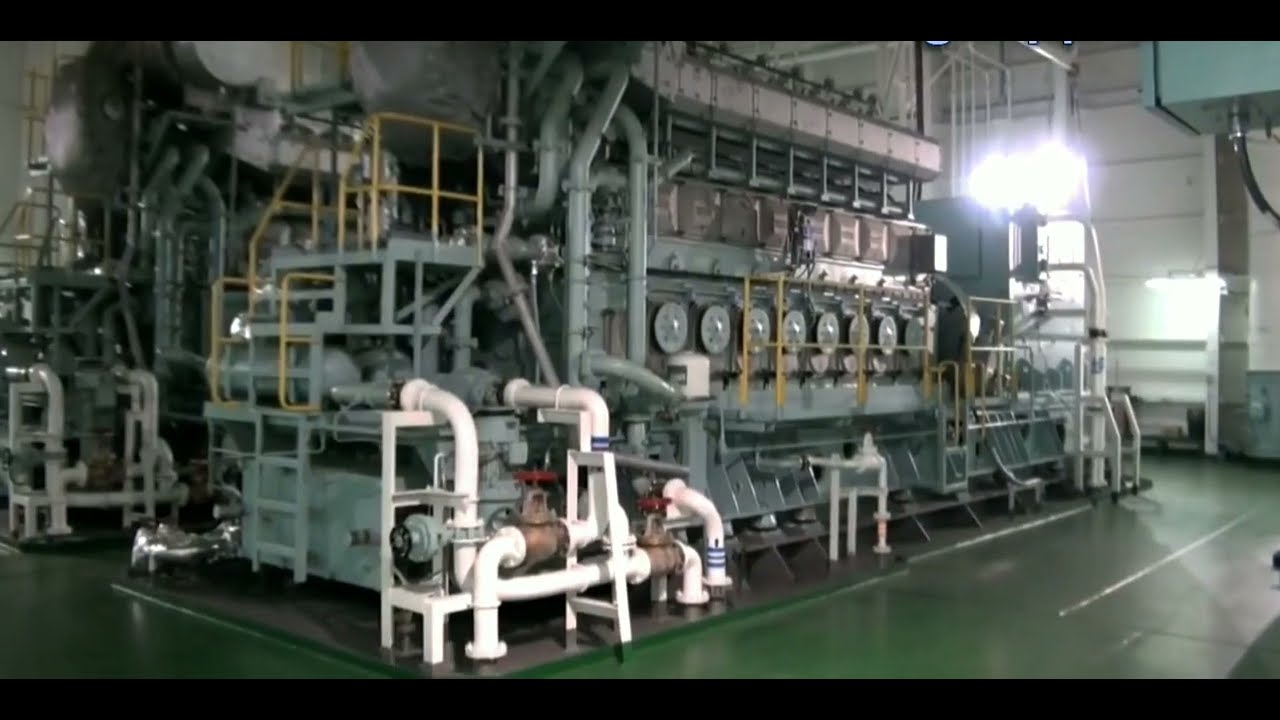 2x MAN L+V32/40 GenSet Marine Diesel generators high electrical power ...