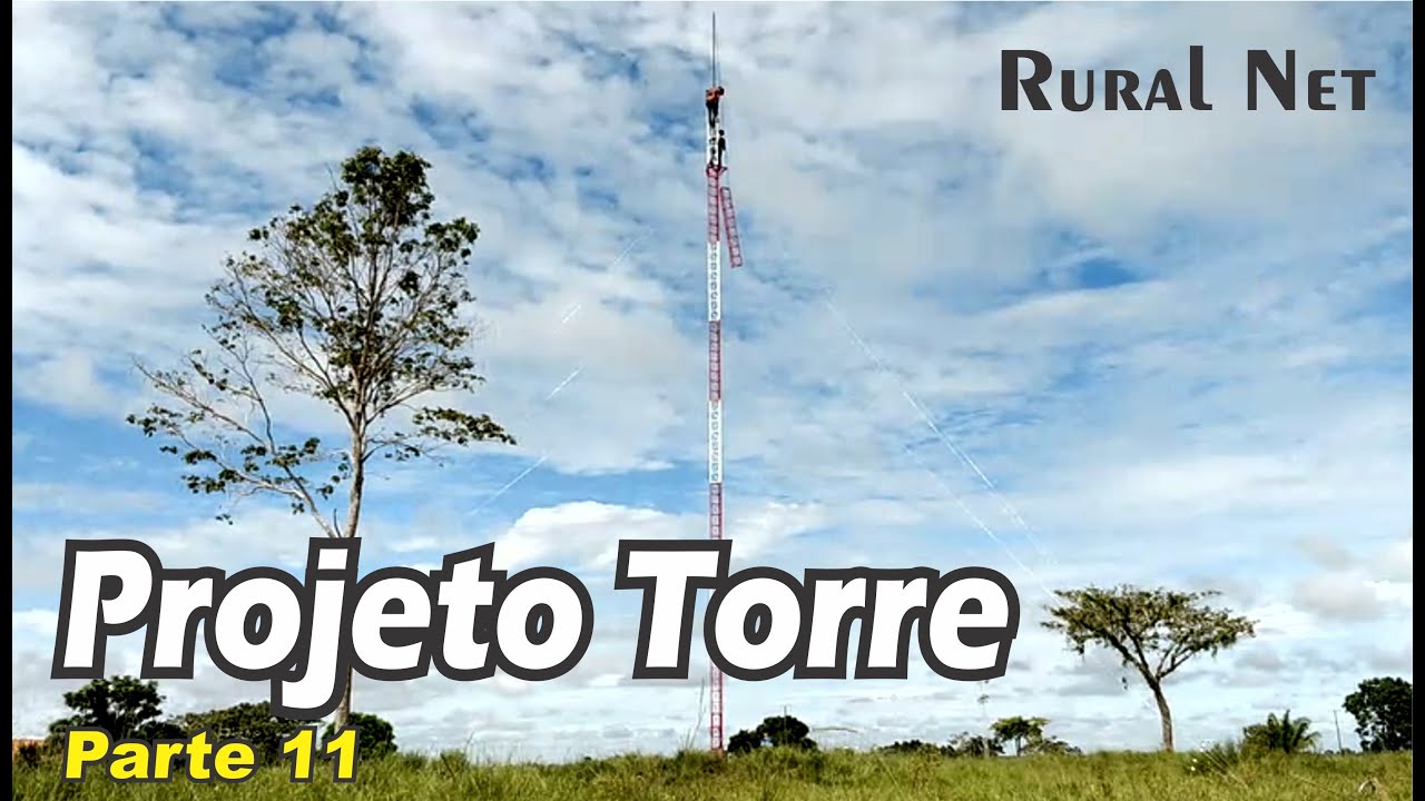Como fazer uma torre estaiada de internet e telefonia do projeto a ...