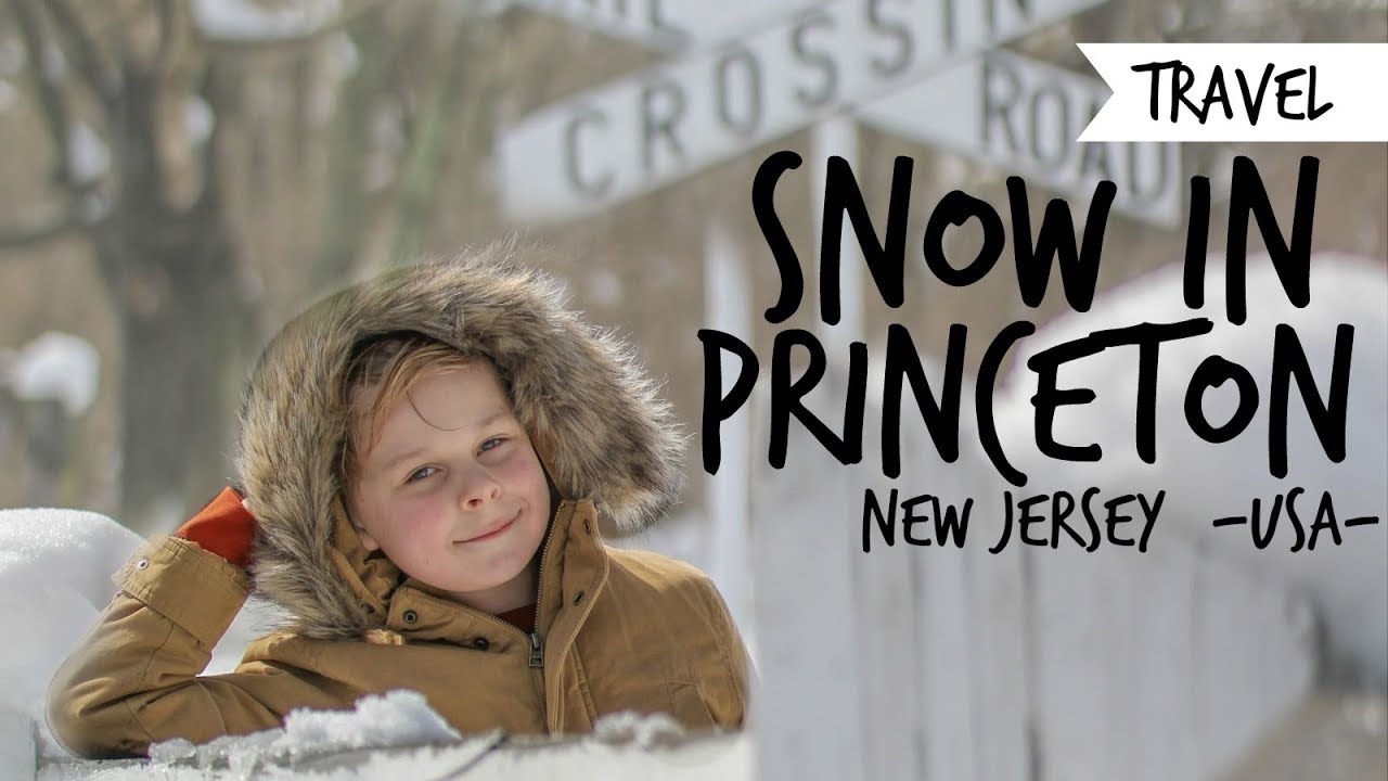 Snow in Princeton NJ - YouTube