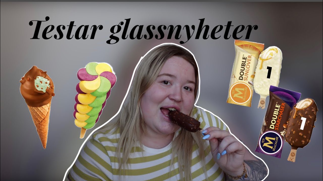 TESTAR GLASSNYHETER 2023 - YouTube