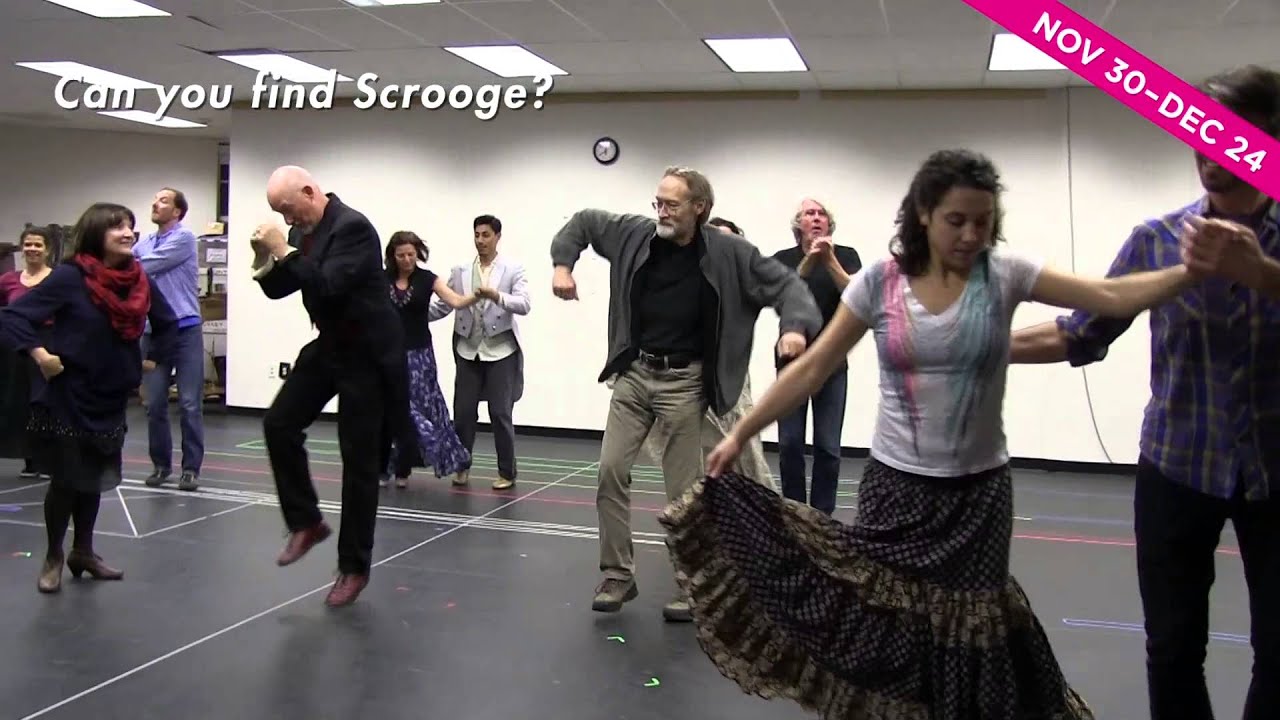 Behind the Scenes at A.C.T.'s A Christmas Carol: Dance Rehearsal - YouTube