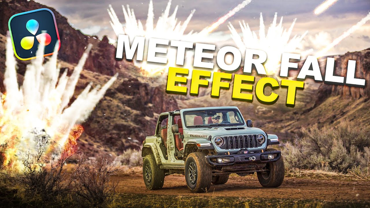 METEOR FALL Effect - DaVinci Resolve 19 - YouTube