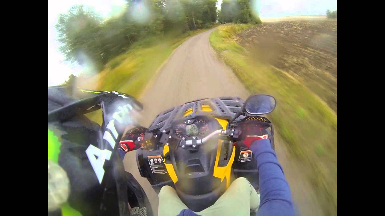 Rainy day ATV - YouTube