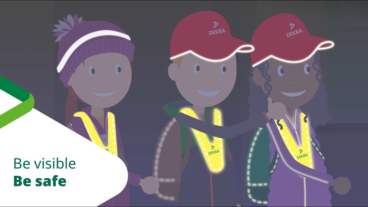 DEKRA explanatory video: Be visible Be safe - YouTube