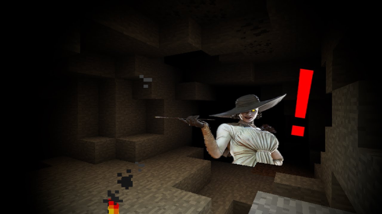 Lady Dimitrescu Jumpscare Minecraft | Resident Evil Village | Mona SMP ...