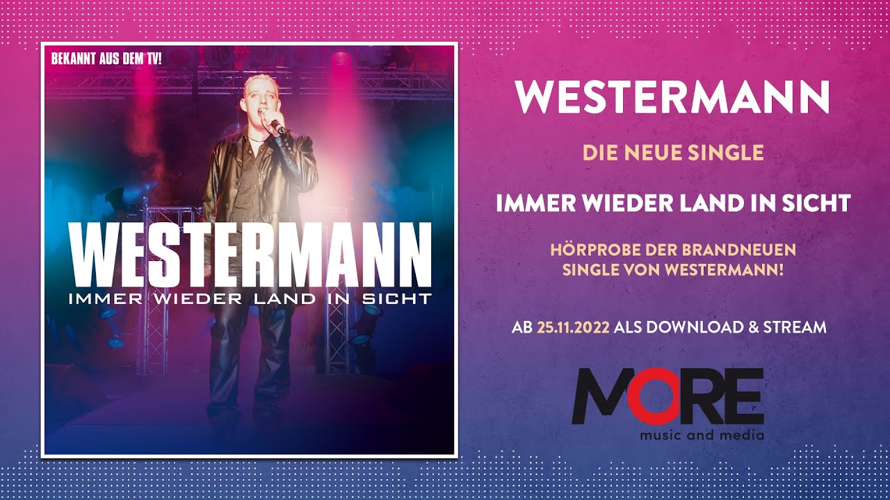 Westermann - Immer wieder Land in Sicht (Hörprobe vom Radio Edit) - YouTube