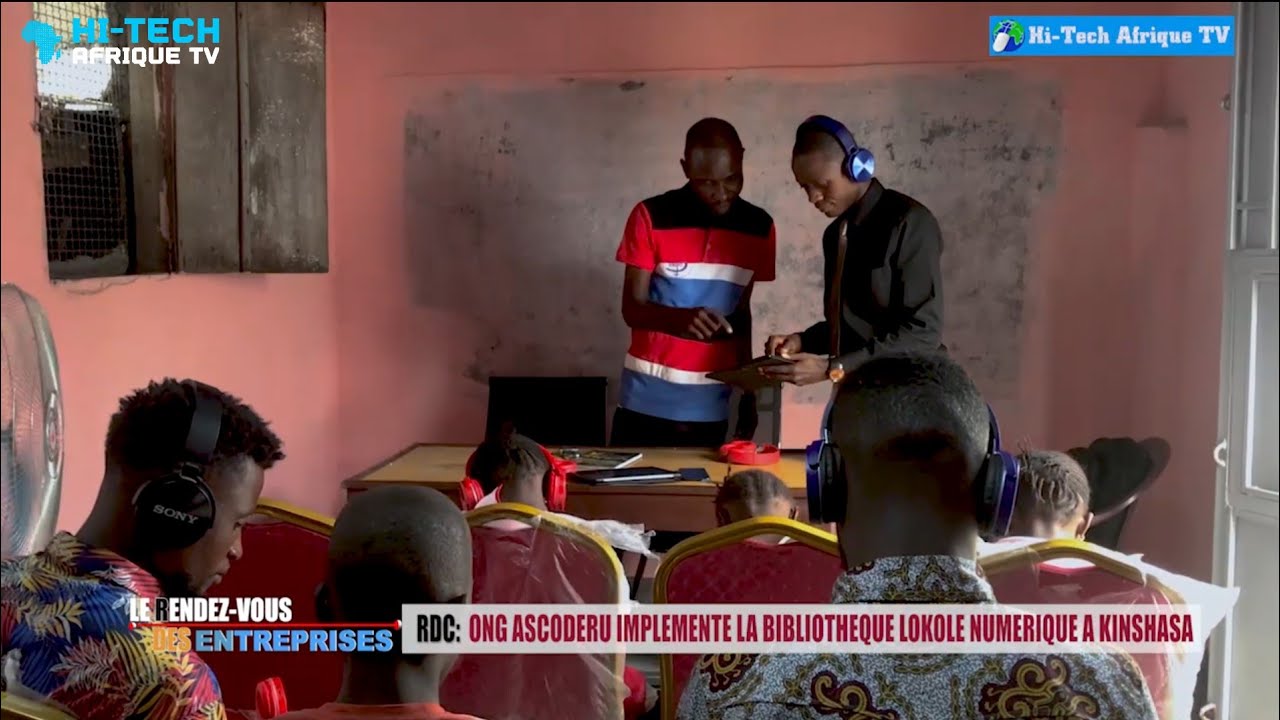 RDC: Bibliothèque Lokole Numérique - YouTube