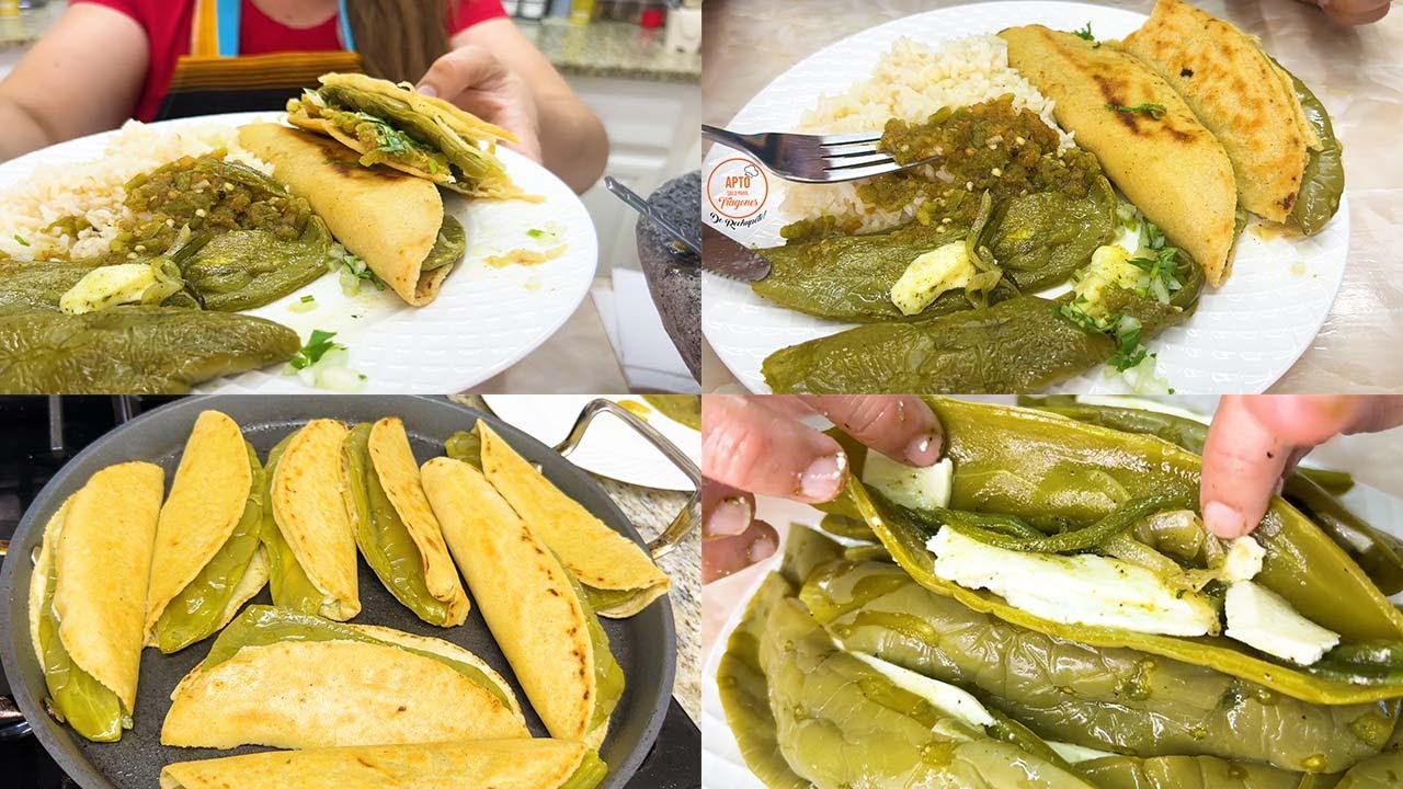 NOPALITOS RELLENOS 🌵PERO EN 🌮 TACOS🤤😍😀 Mira lo fácil que es prepararlos ...