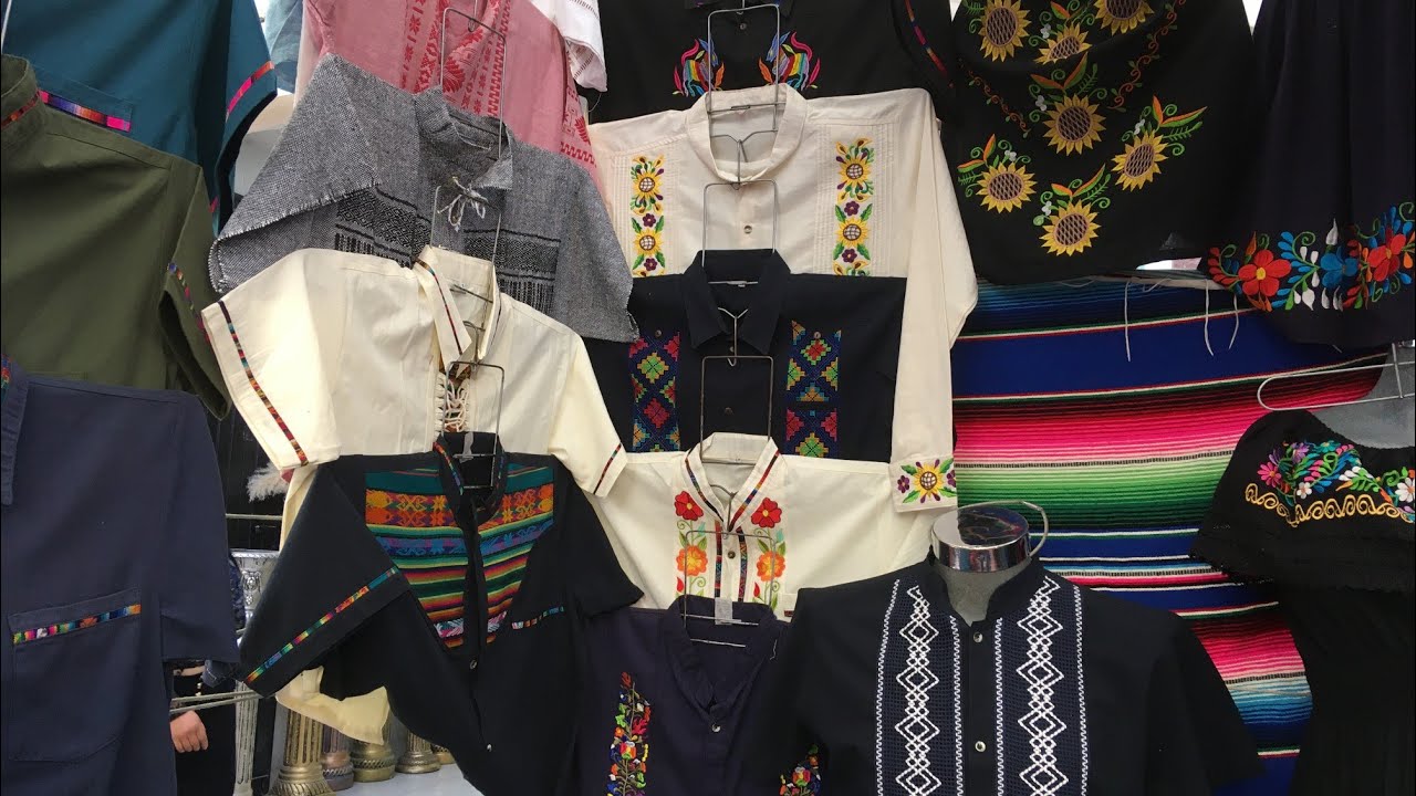 Ropa artesanal del estado de Oaxaca - En el tianguis de Tonalá - YouTube