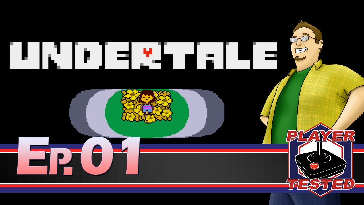 Undertale Episode 1 - The Story begins falling in a hole! - YouTube