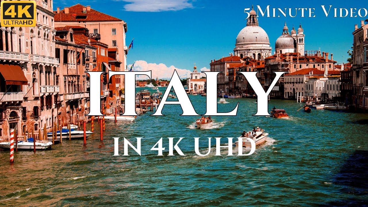 Witness The Beauty of Italy In 4K UHD | 5 Minutes Video With Music ...