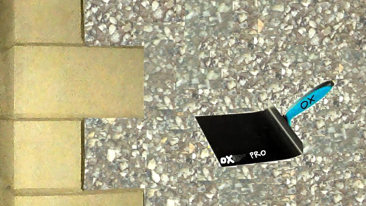 EXTERNAL PLASTERING LARGE WALL DRY DASH PEBBLE DASHING OX TROWEL IRWIN ...