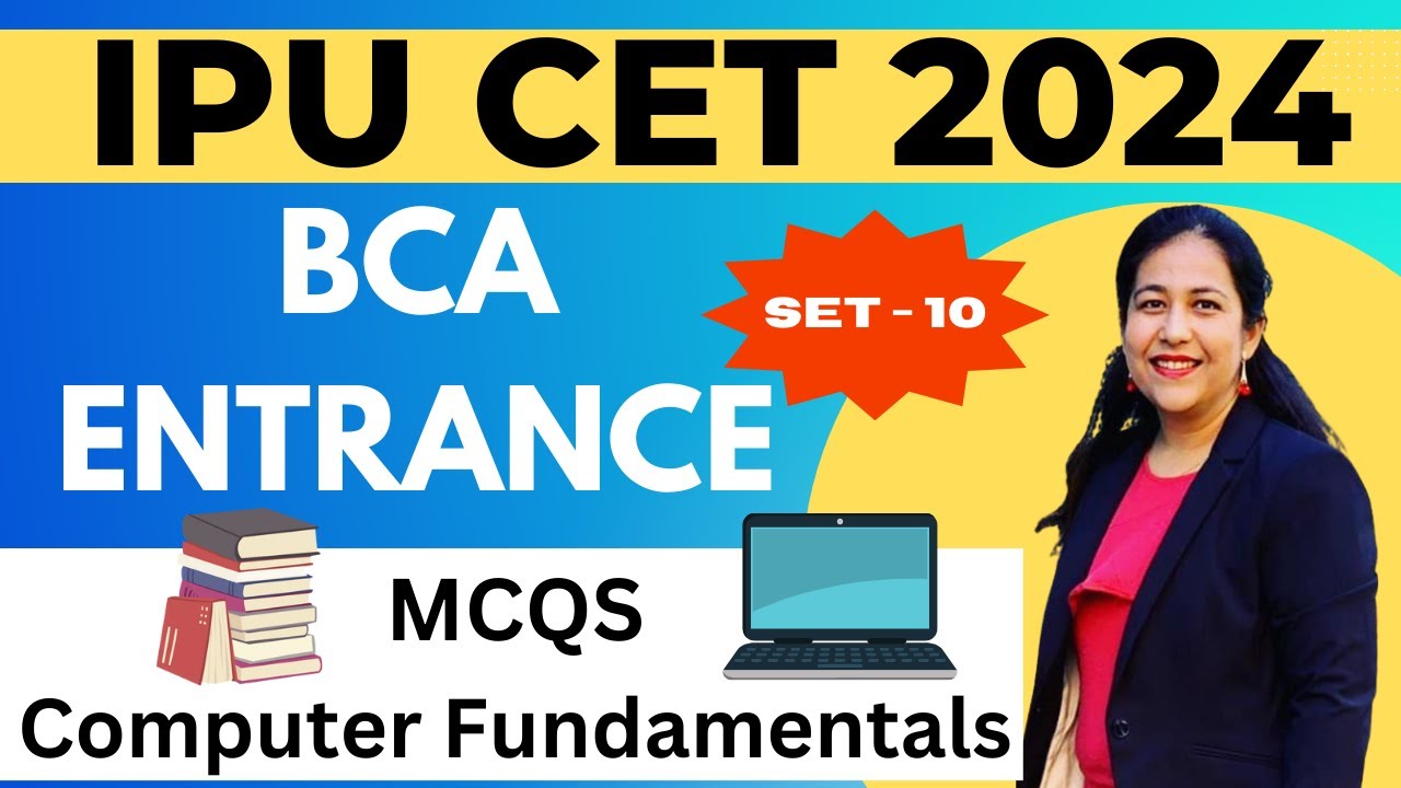 BCA Entrance Exam Preparation 2024 | IPU CET | MCQs on Computer ...