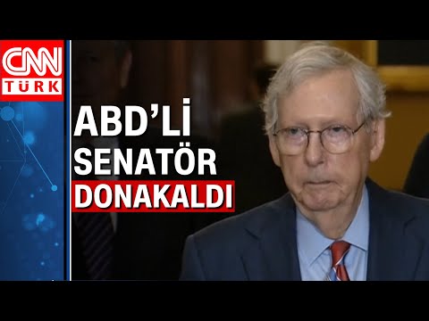 ABD’li Senatör McConnell, konuşması sırasında yaklaşık 21 saniye donakaldı