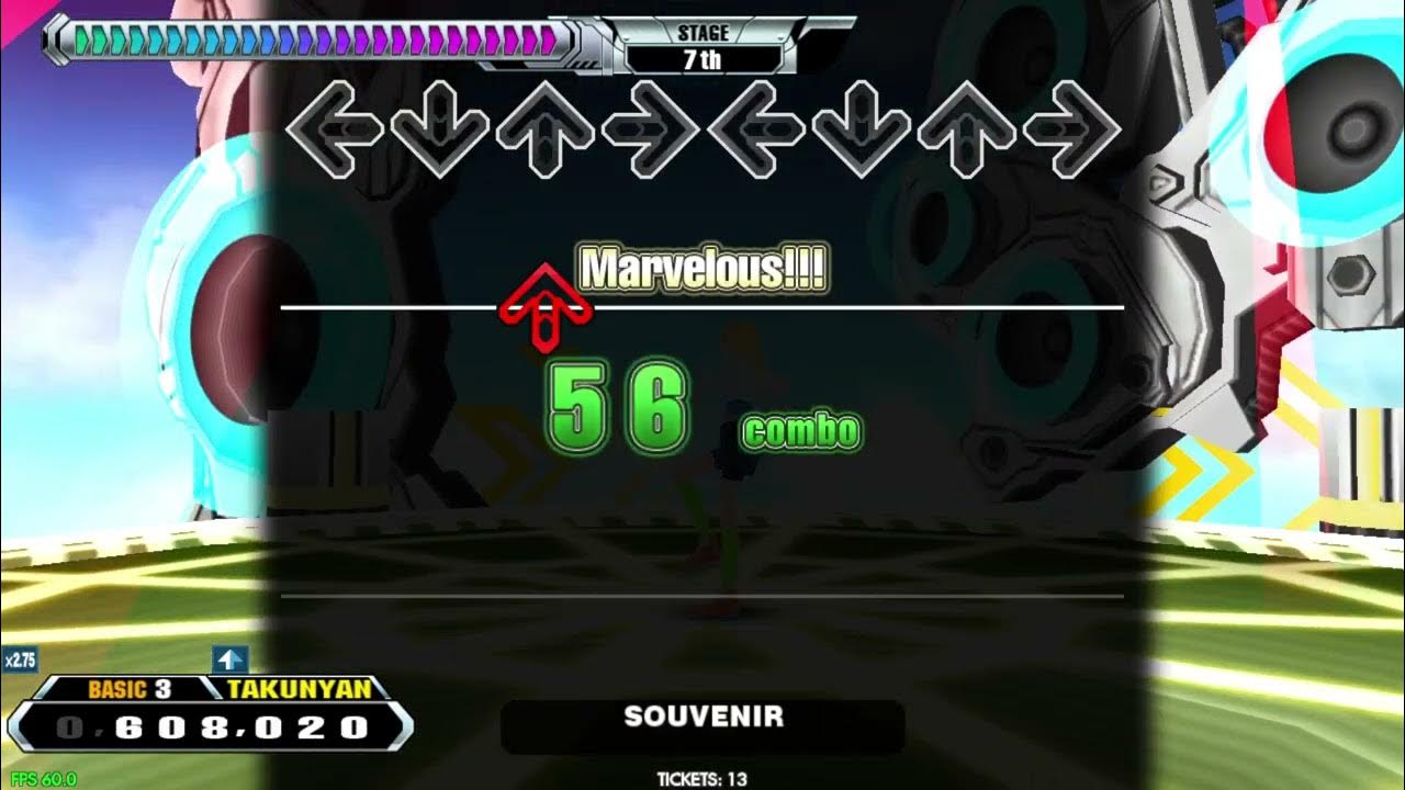 【DDR GRAND PRIX】SOUVENIR【DP BASIC】 - YouTube