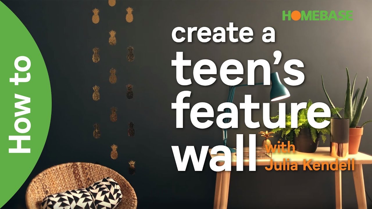 How to create a teens' feature wall with Julia Kendell | Decorating ...