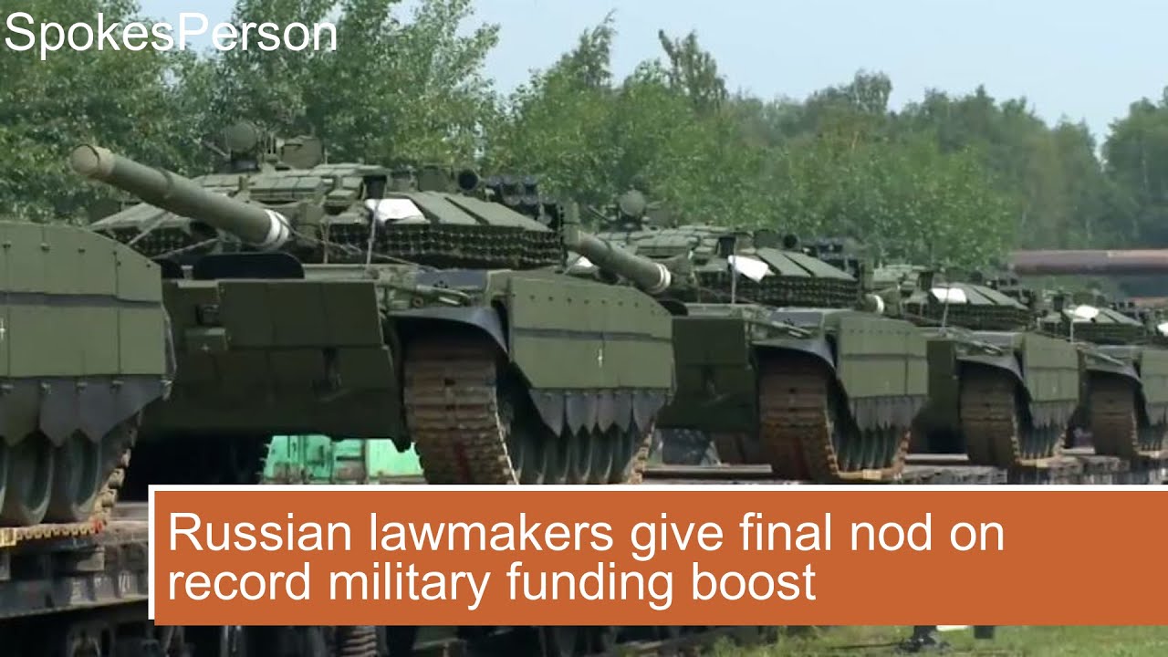 Russian lawmakers give final nod on record military funding boost - YouTube