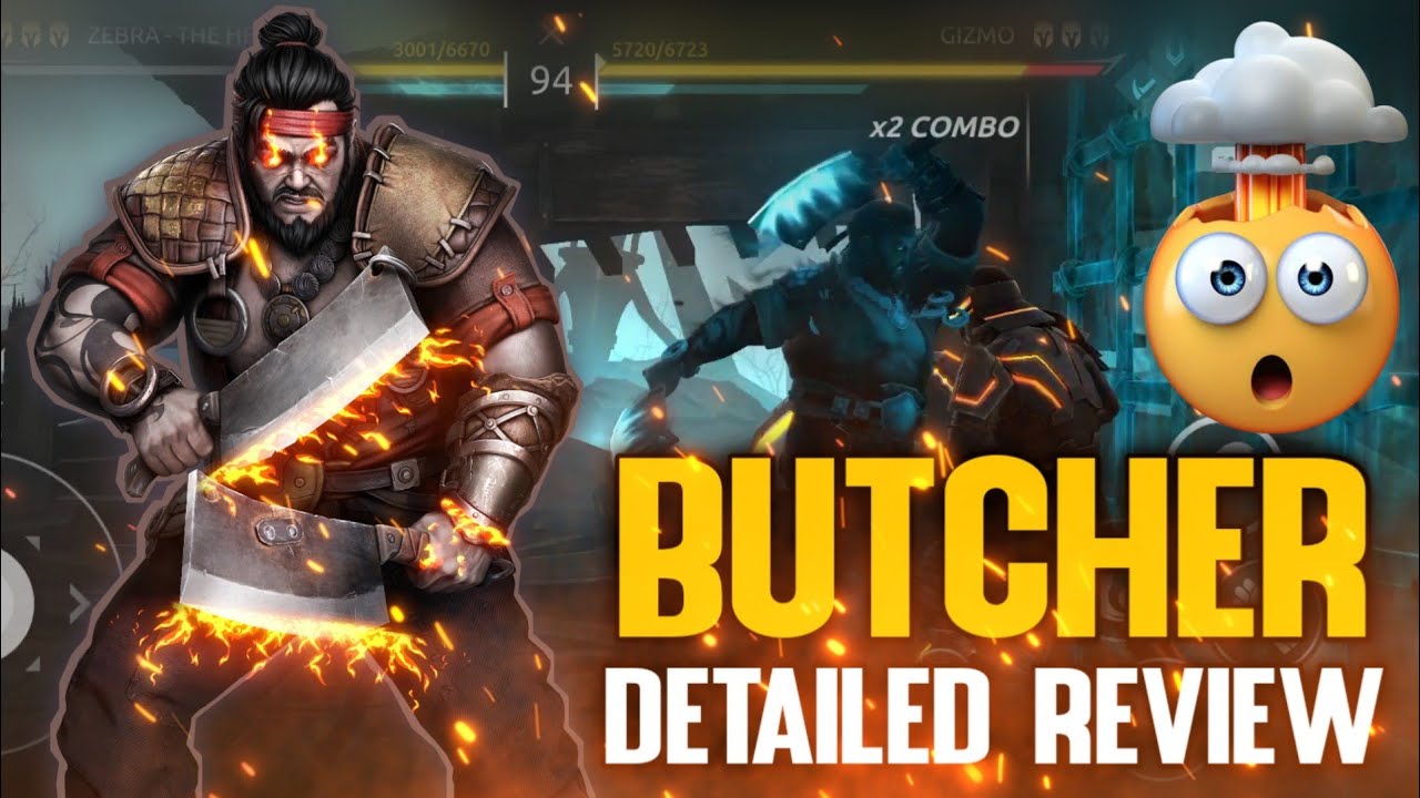 THE BUTCHER DETAILED REVIEW AND GAMEPLAY - SHADOW FIGHT ARENA - YouTube