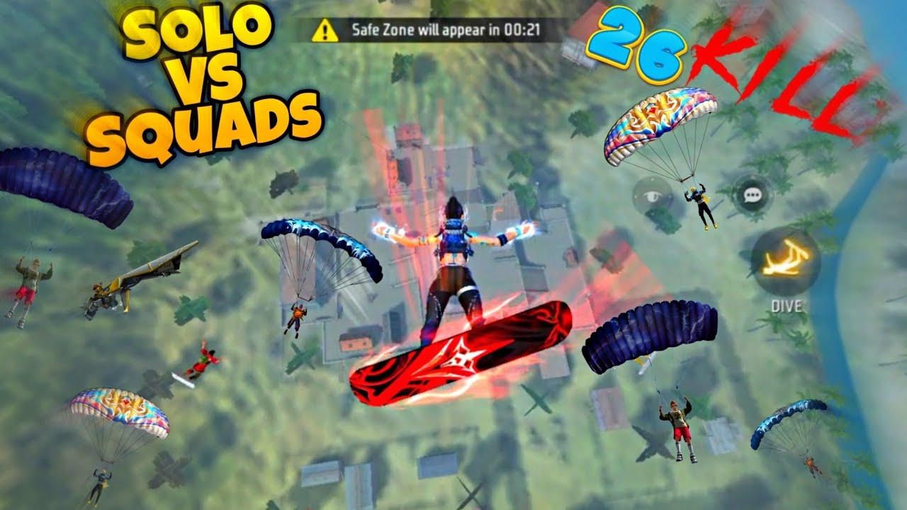 SOLO vs SQUAD | 26 KILL | MOBILE 📲 FULL GAMEPLAY 💫🤯 - YouTube