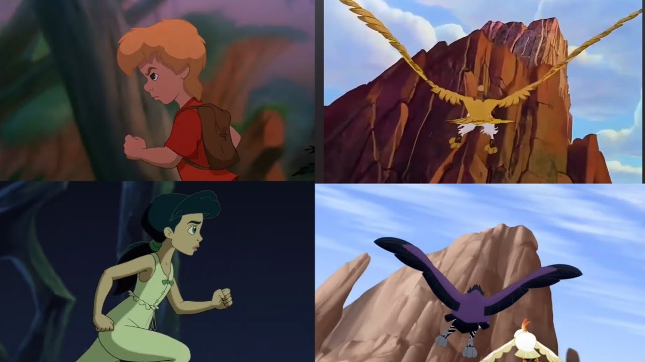 The Rescuers Down Under - Reused (recycled) animated scenes in other ...