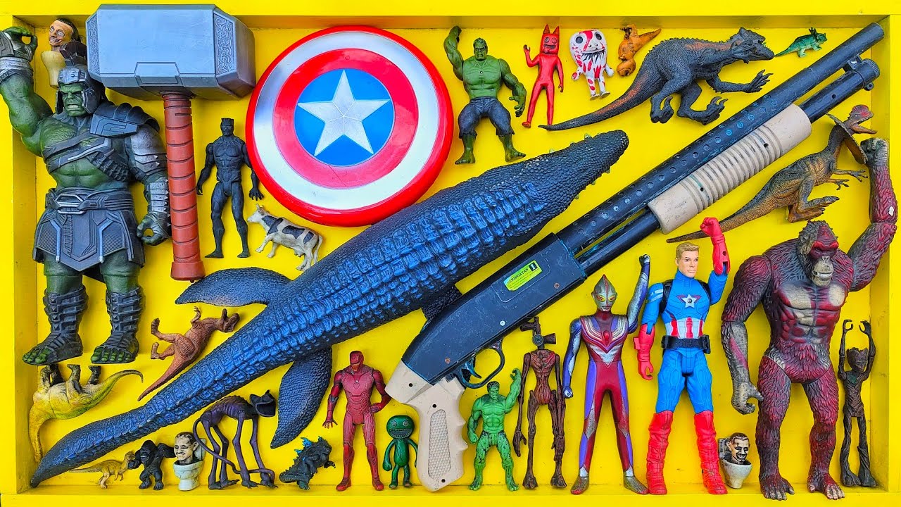 Dinosaurus Jurassic World Dominion:T-Rex, Nerf Gun, Kingkong, Godzilla ...