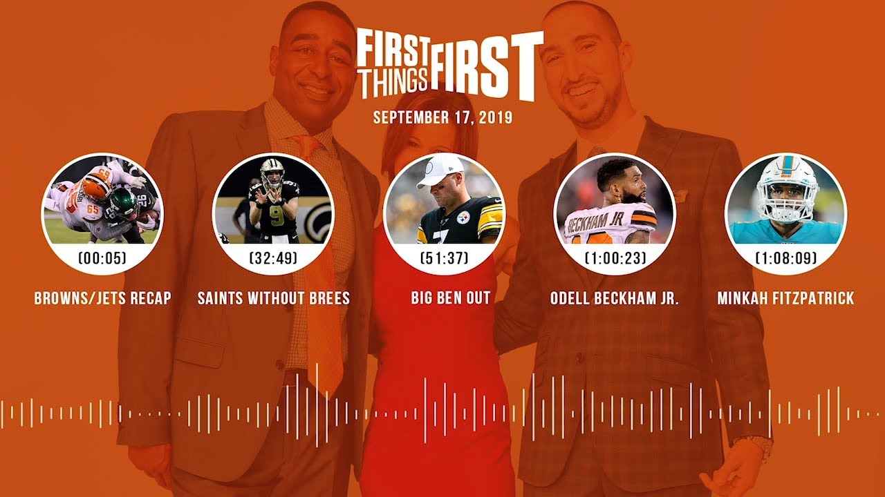 First Things First Audio podcast (9.17.19)Cris Carter, Nick Wright ...