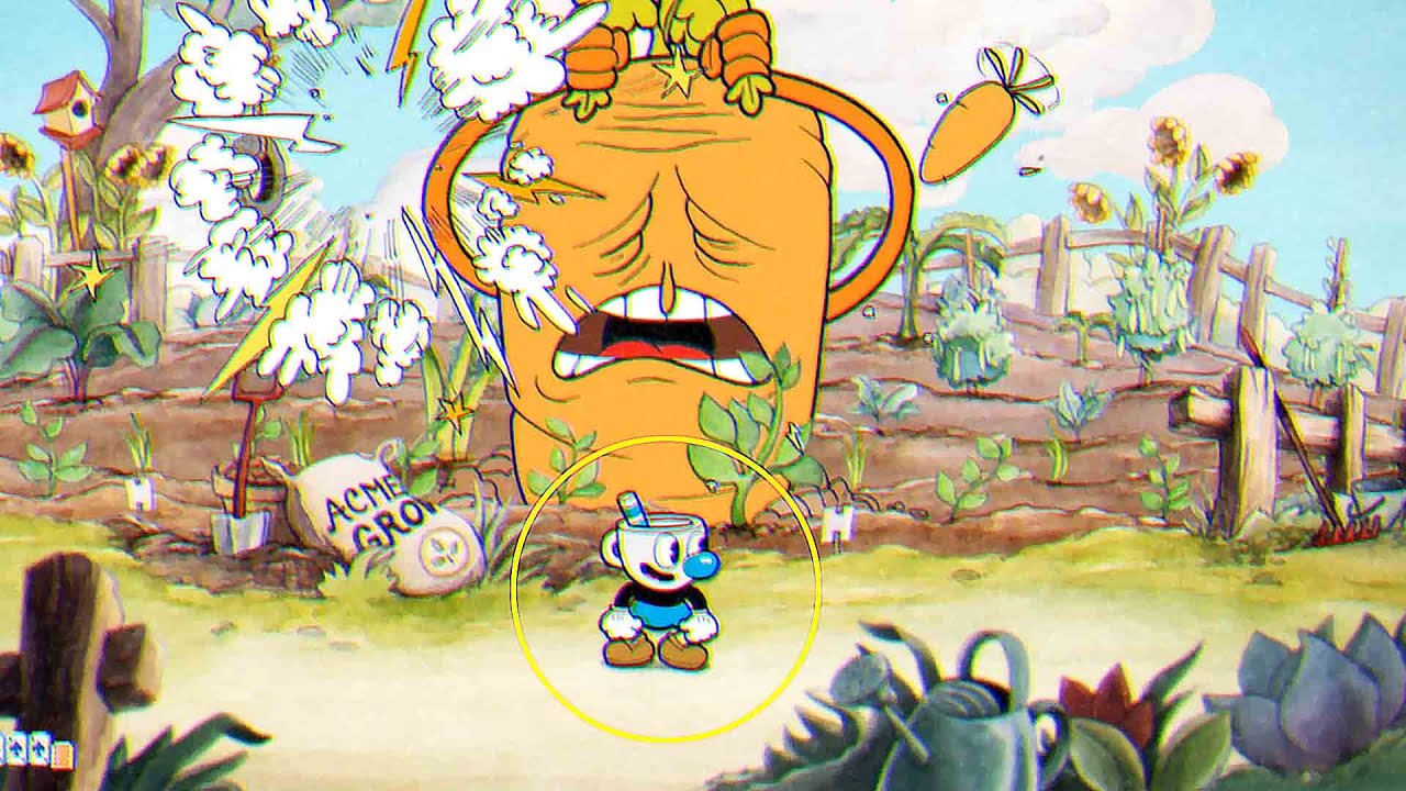 Cuphead Part 1 Botanic Panic - YouTube