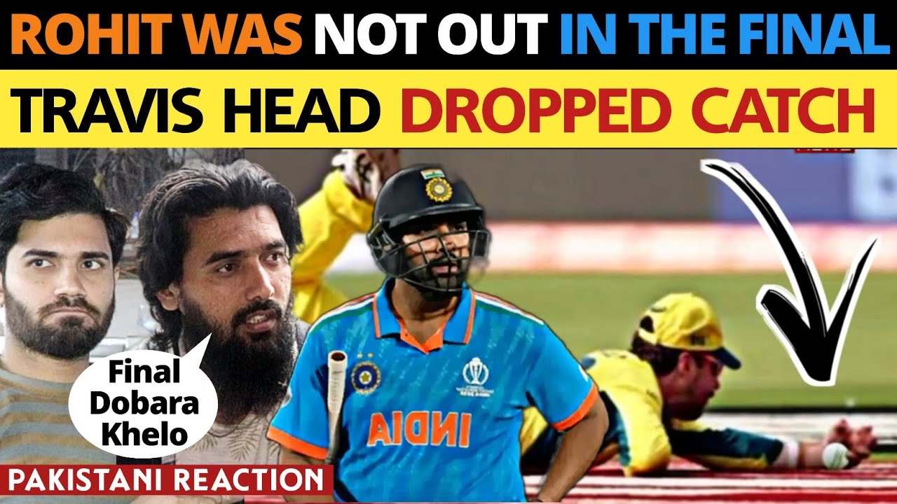 Travis Head Catch Drop Controversy - India vs Australia Final ...