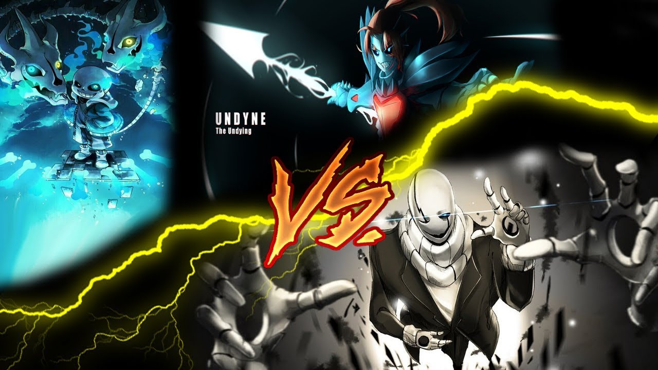 ¡Undyne y Sans VS Gaster! - YouTube