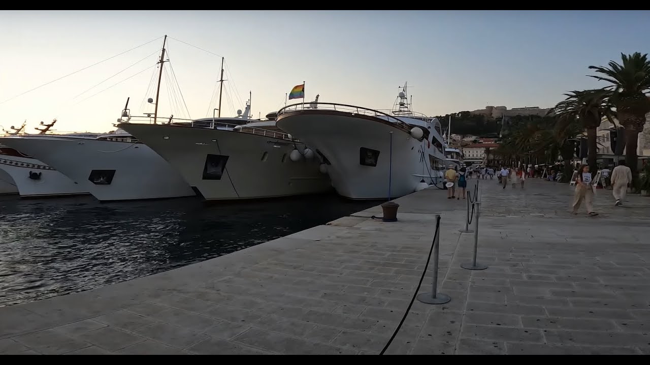 Walkig to Youth Hostel Villa Marija, Hvar, Croatia. - YouTube