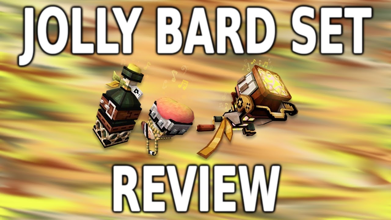 Jolly Bard Set Review - Overpowered Area Damage Melee (Pixel Gun 3D ...