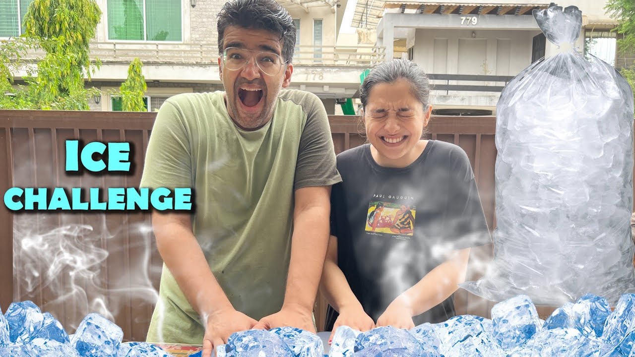 Hands On Ice Challenge 🧊 | Sab Ki Halat Tight Ho Gayi 🥶 - YouTube