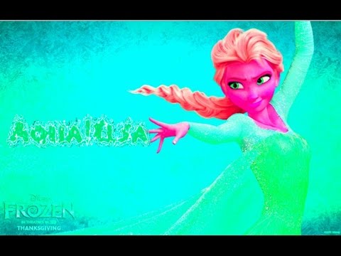 Aqua!Elsa - Let It Go (Animated & In Real Life) [Frozen] - YouTube